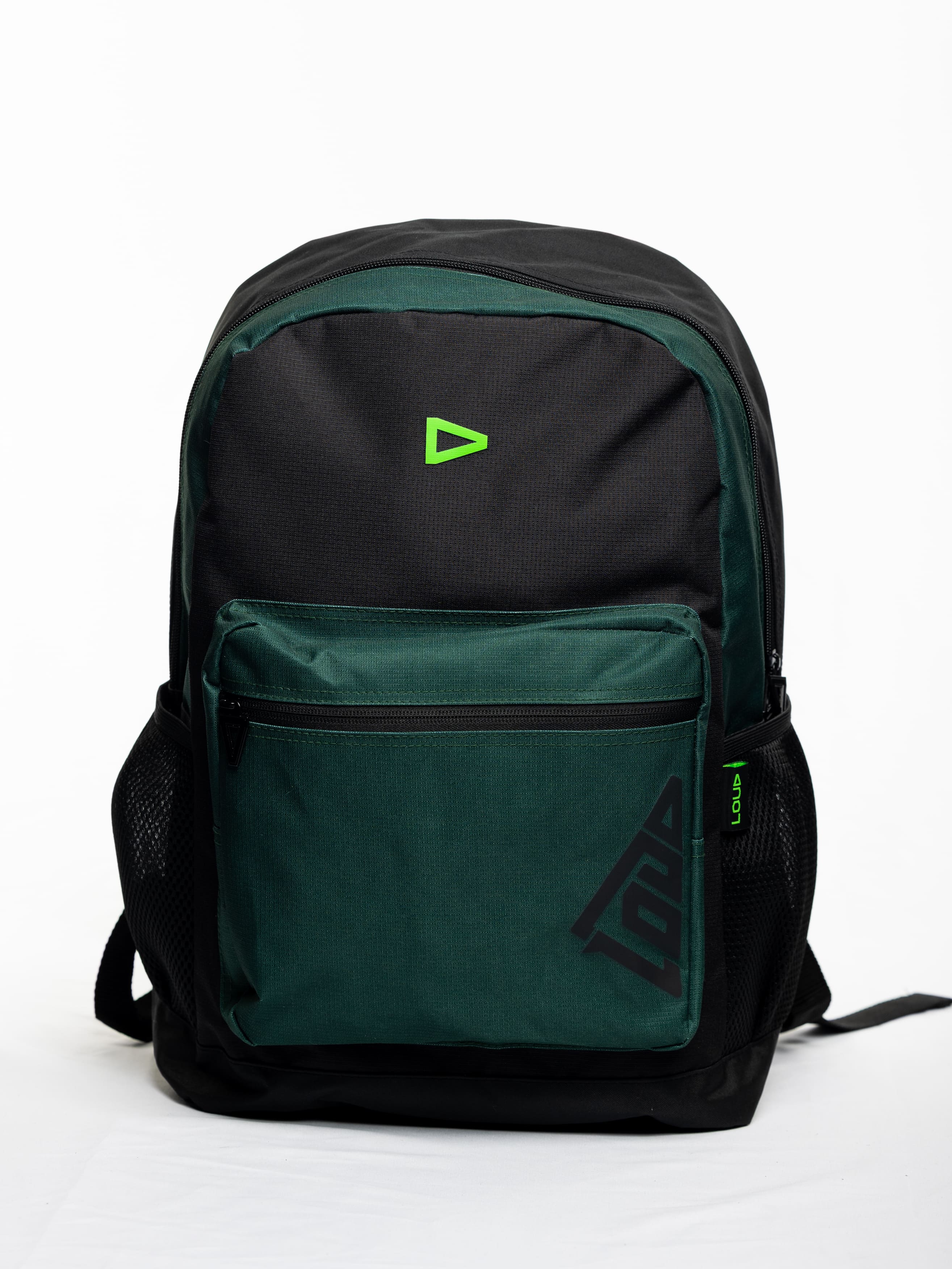 Mochila de Costas Média - Logo LOUD Verde e Preta